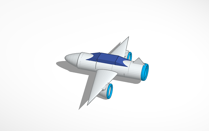 3D design jet | Tinkercad