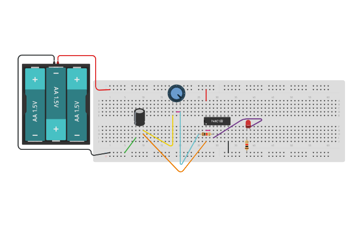 Circuit design Circuito Reloj Práctica 14 - Tinkercad