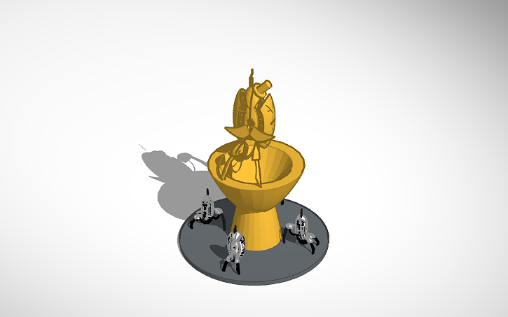 3d Design Custom Portal Turret Challenge Tinkercad