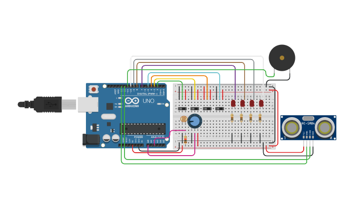 Circuit design Atividade [4] | Tinkercad