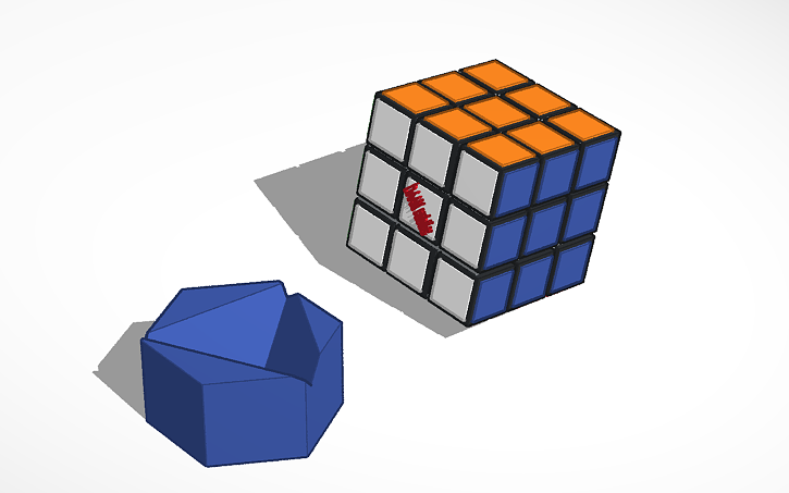 3D design rubiks cube - Tinkercad