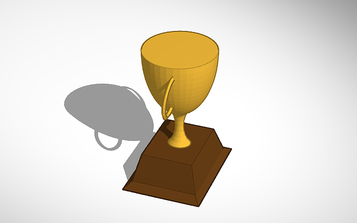 3D design 1st place trophy - Tinkercad