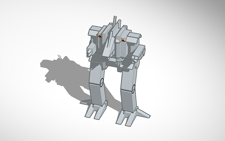 3D design Guard Dog Class Mech - Tinkercad