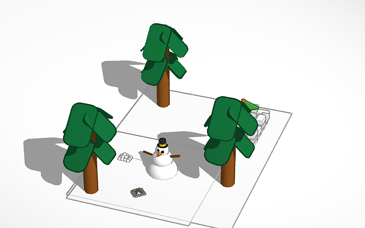 3D design do you wanna build a snowman? | Tinkercad
