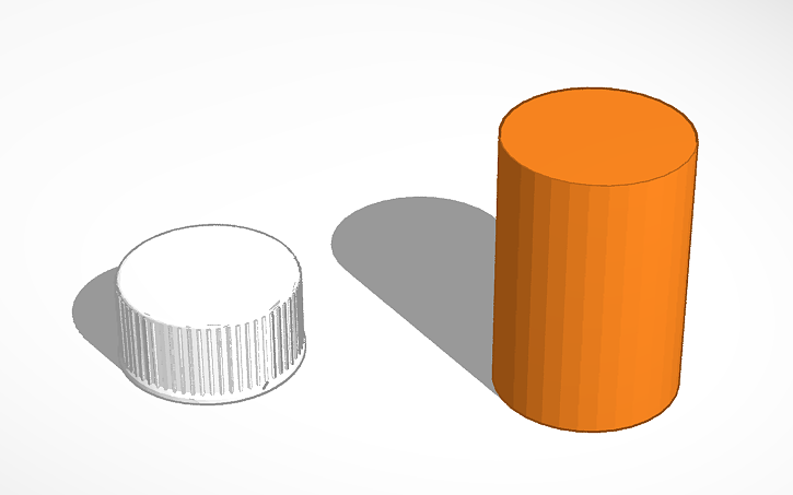 3D design Pop Bottle Cap - Tinkercad