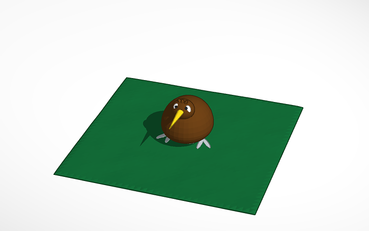 3D design Kiwi - Tinkercad