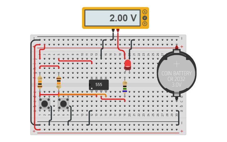 Circuit Design 555 Switch Tinkercad