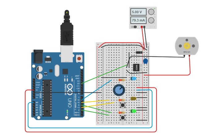 Circuit design Part E: N-channel MOSFET transistor with Tinkercad ...