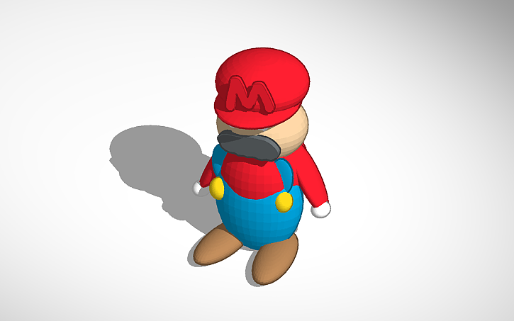 3D design Bootleg Mario | Tinkercad