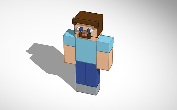 3D design Steve From Minecraft | Tinkercad