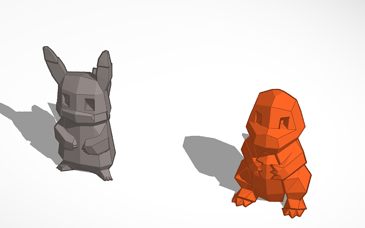 3D design Pokemon - Tinkercad