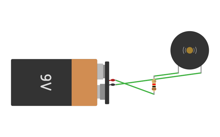 Circuit design Speaker - Tinkercad