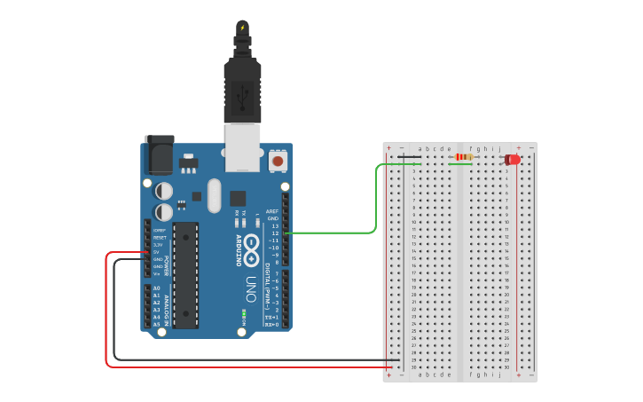 Circuit design Oppgave 3a | Tinkercad