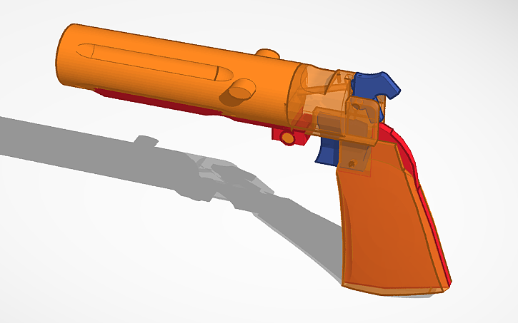 3D design "Nerf Blaster" - Tinkercad
