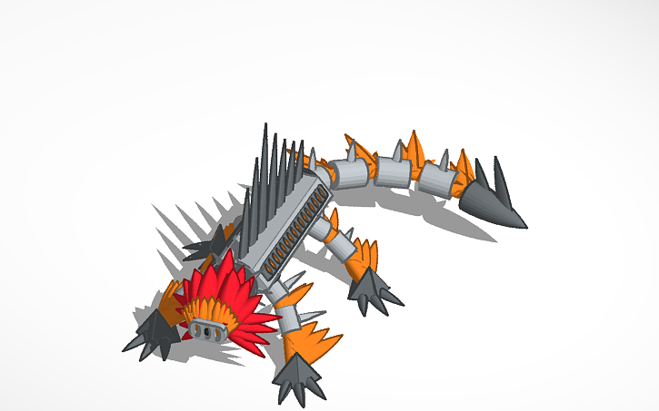 3D design Gigantamax Burnace - Tinkercad