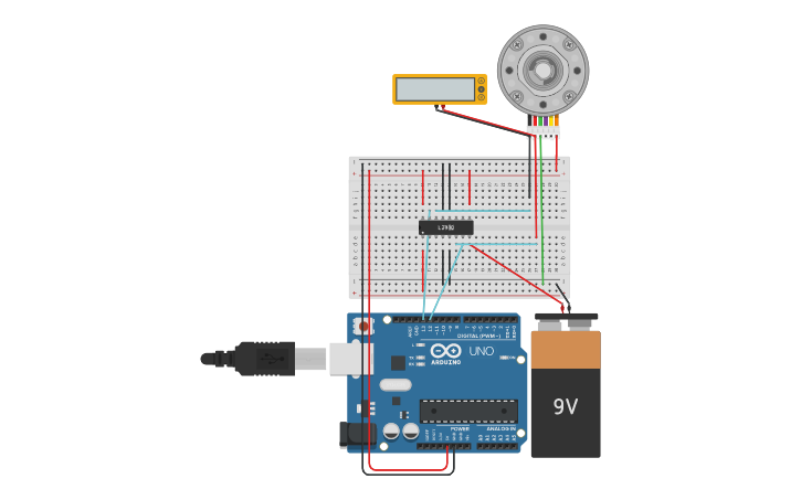 Circuit design UY_11ET_2Q Stepper Motor - Tinkercad