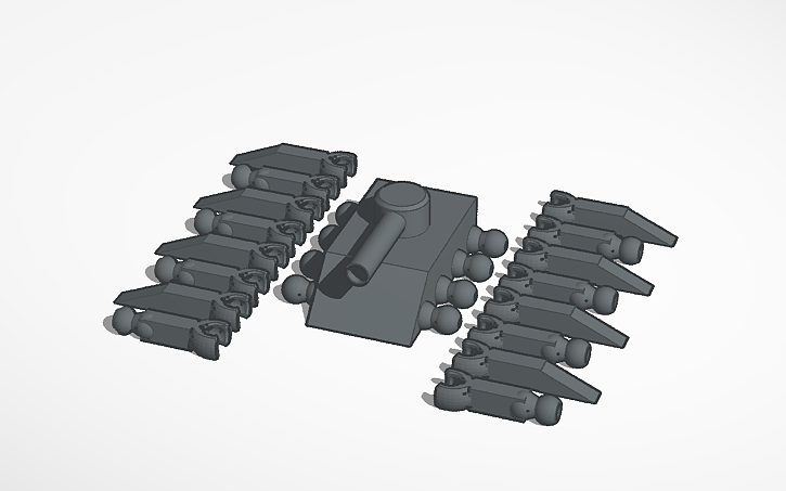 3D design Tank Walker - Tinkercad
