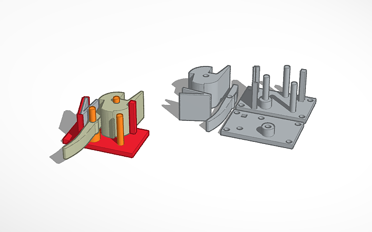 3D design Crossbow Trigger Type 1 - Tinkercad