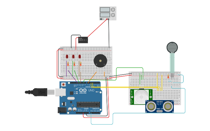 Circuit design circuit case study - Tinkercad