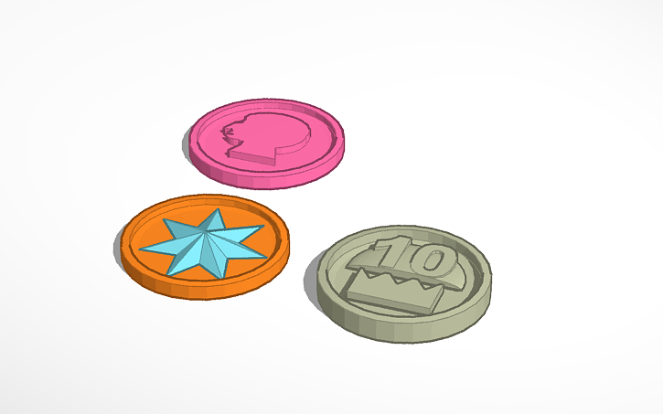 3D design coin | Tinkercad
