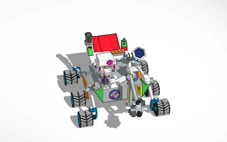 3D design amazing Mars Rover - Tinkercad