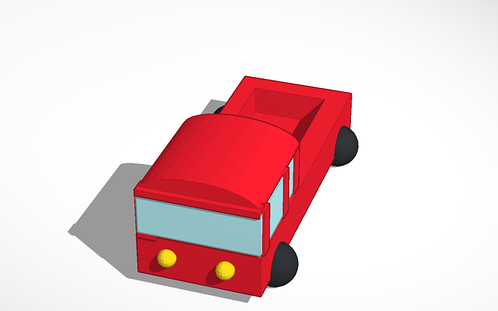 3D design truck | Tinkercad