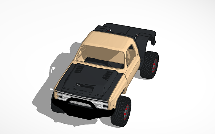 3D design chevy rock crawler - Tinkercad