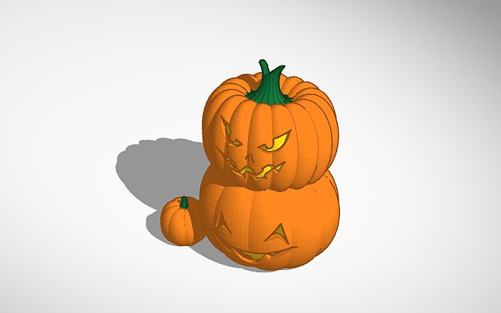 3D design Pumpkin patch - Tinkercad