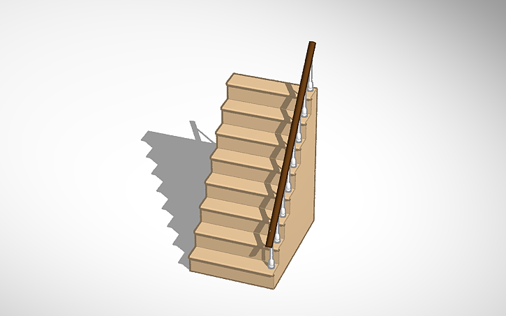 3D design Staircase - Tinkercad