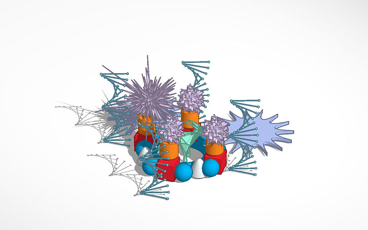 3D design crazy Goat - Tinkercad