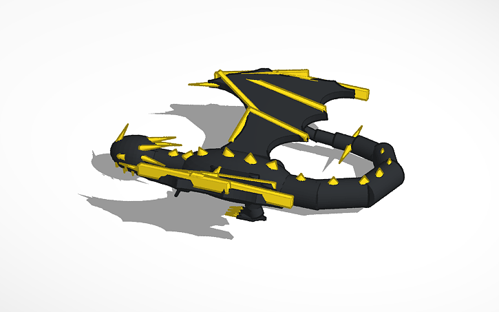 3D design Lightning dragon | Tinkercad