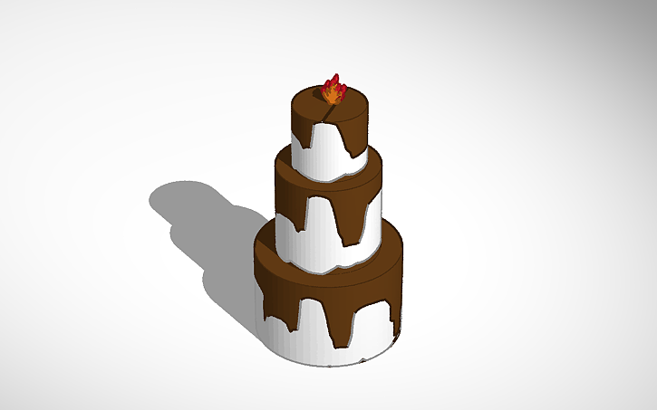 3d Design Cake Tinkercad