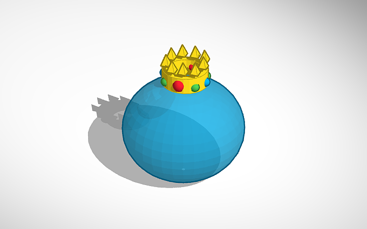 3D design King Slime (Terraria) | Tinkercad