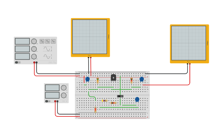 Circuit design TRANSISTOR BJT - Tinkercad