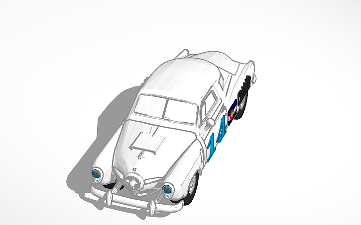 3D design 1950 Studebaker Champion Rally Car - Tinkercad