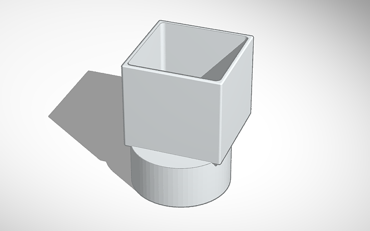 3D design 3" DwnSpt to 3" Pipe-short | Tinkercad