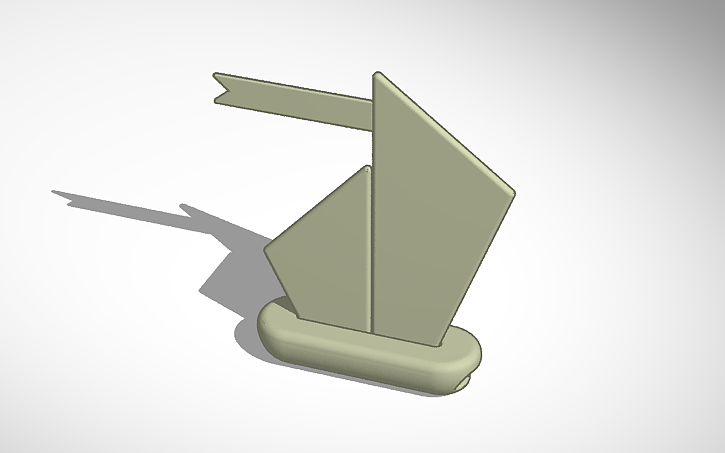 3D design BOAT PUPPET | Tinkercad