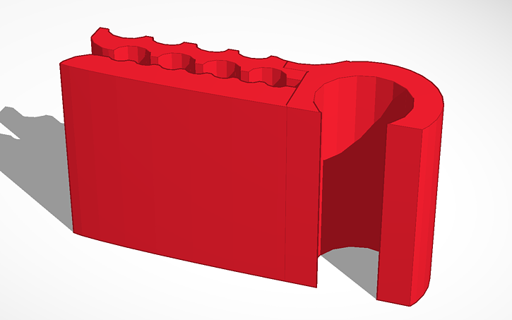 3D design clip - Tinkercad