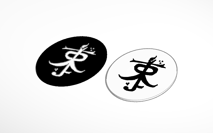 3D design Tolkien Symbol | Tinkercad