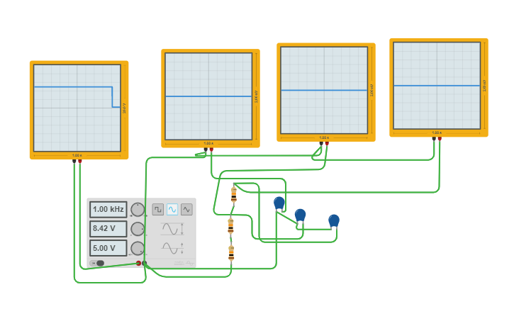 Circuit design Wave converter - Tinkercad
