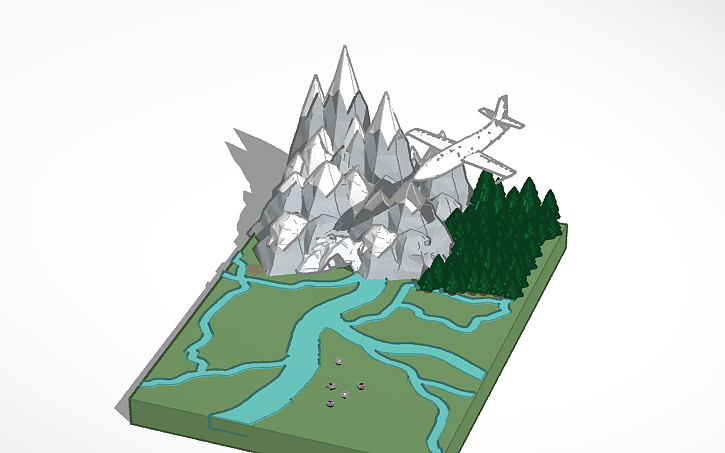 3D design epic mountins - Tinkercad