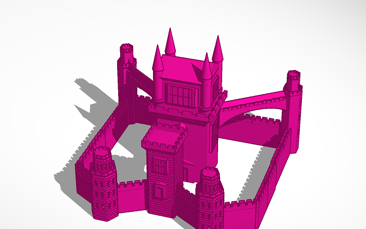 3D design gages pink master piece - Tinkercad
