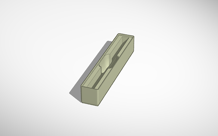 3D design Gridfinity folding ruler (parkside