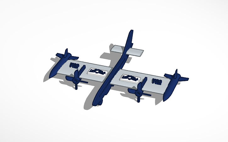 3D design Us airforce glider - Tinkercad