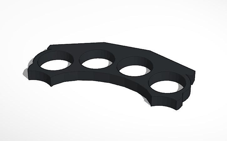 3D design knuckle - Tinkercad