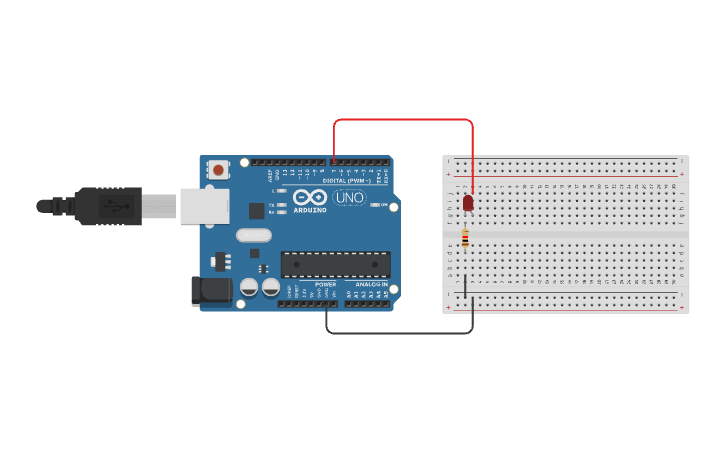 Circuit design Debugging Arduino - Tinkercad