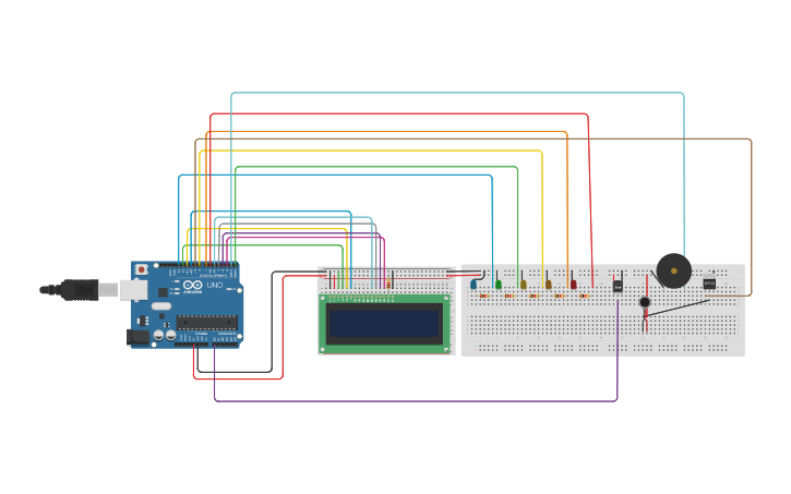 Circuit Design Projeto Termômetro Tinkercad