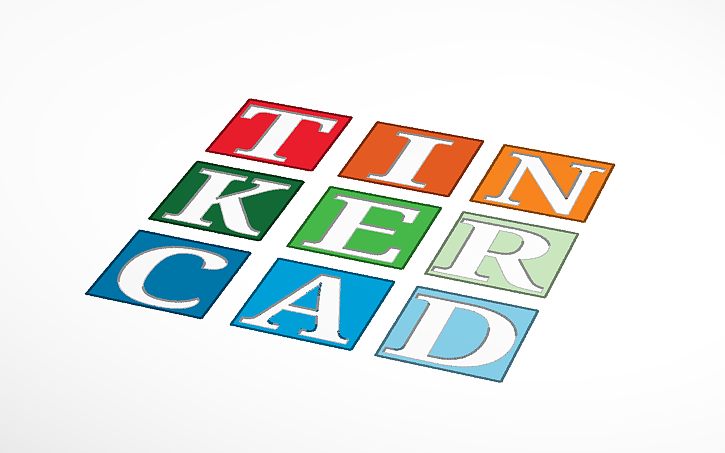 3D design Tinker cad logo - Tinkercad