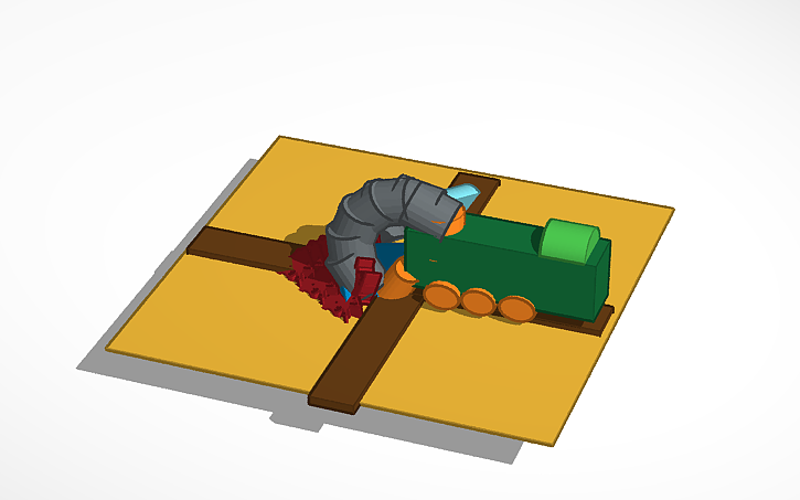 3D design cursed train frends5 - Tinkercad