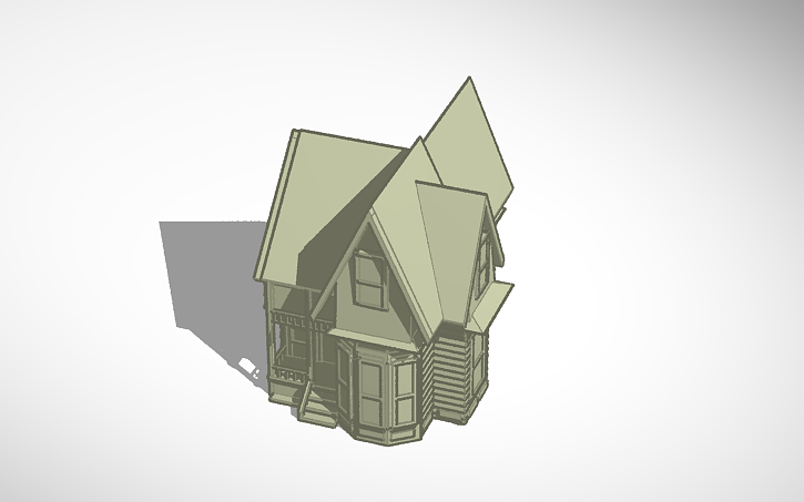3D design Up House - Tinkercad